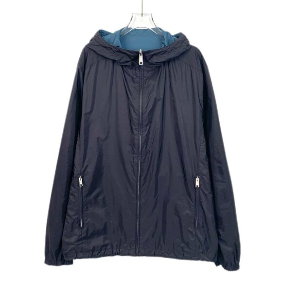 Prada | Jackets & Coats | Prada Colorblock Hooded Reversible Zipup ...